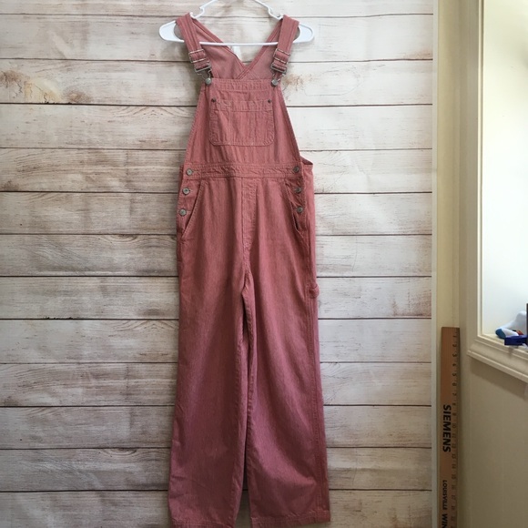 GAP | Jeans | Vintage Gap Engineer Overalls In Red And White Stripes ...